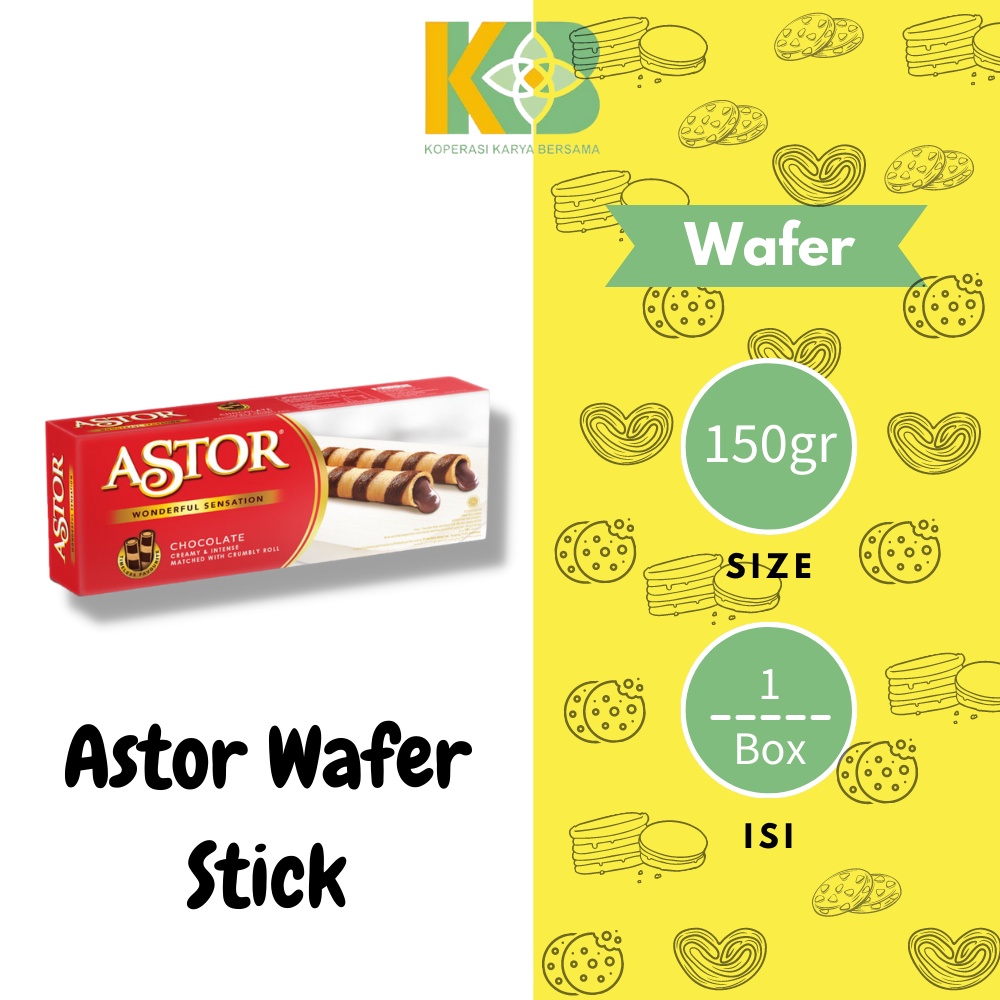 Jual ASTOR Wafer Stick Cokelat 150g | Shopee Indonesia