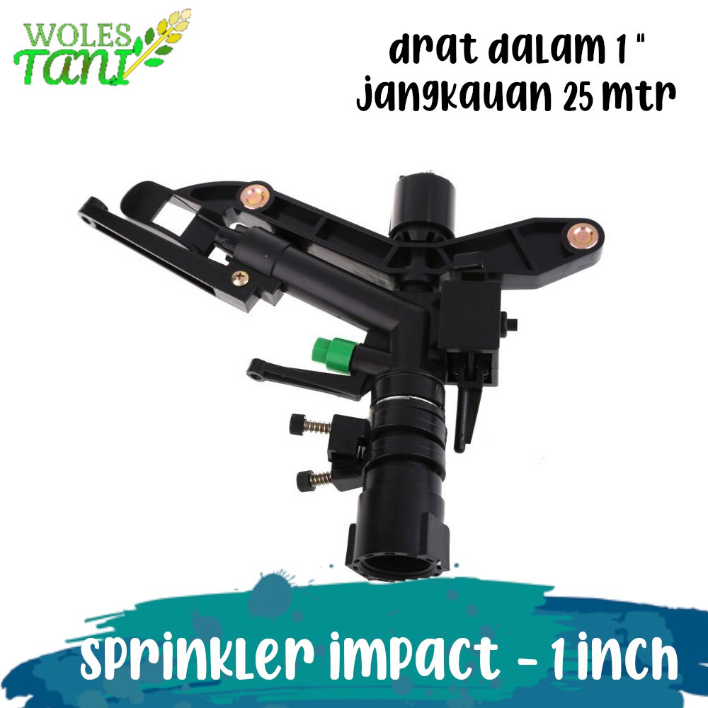 Jual Sprinkler Impact 1 Inch Sprikler Rain Gun Jarak 25 Meter | Shopee ...
