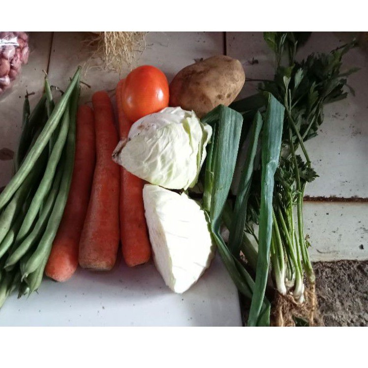 Jual Paket sayur sop lengkap/ sayuran murah segar Bandung | Shopee ...
