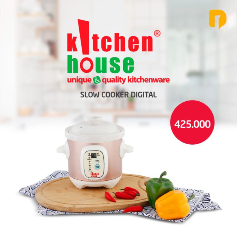 Jual Kitchen House Slow Cooker Digital | Shopee Indonesia