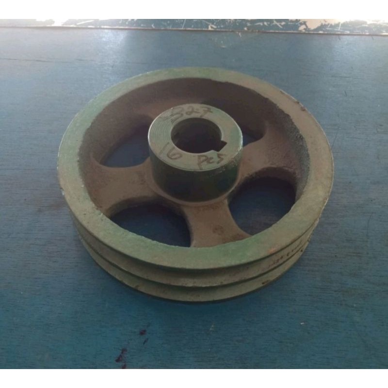 Jual Pulley Pully Pulli Puli Cor Besi B2 7 Inchi 7 Inch 7" As 32 mm ...