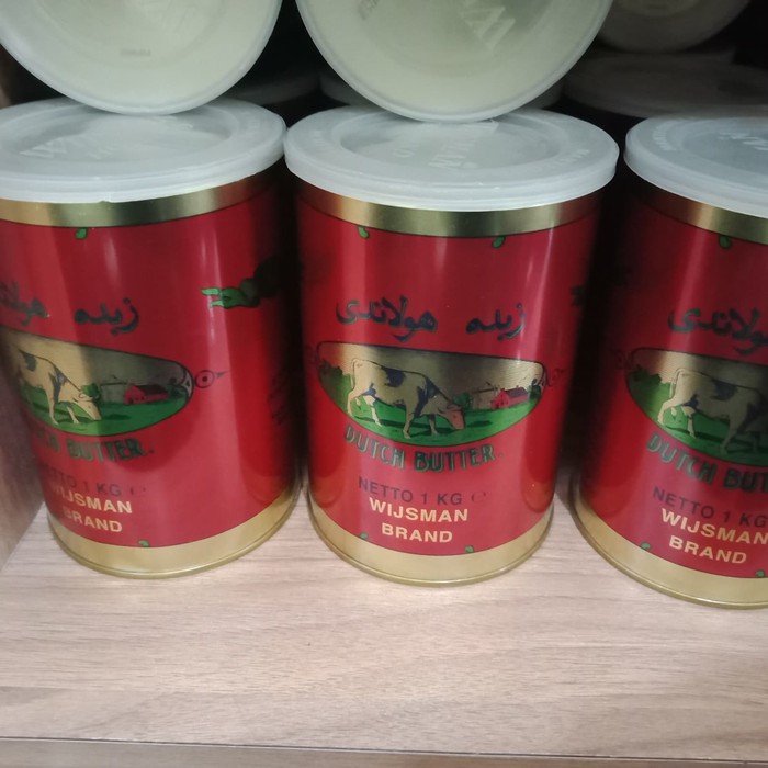 Jual Butter WISMAN WIJSMAN WYSMAN Kaleng 1Kg Mentega Margarin Wisjman ...