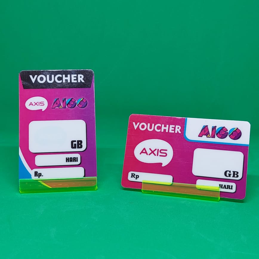 Jual Label Harga Display Konter Bahan Premium | Shopee Indonesia