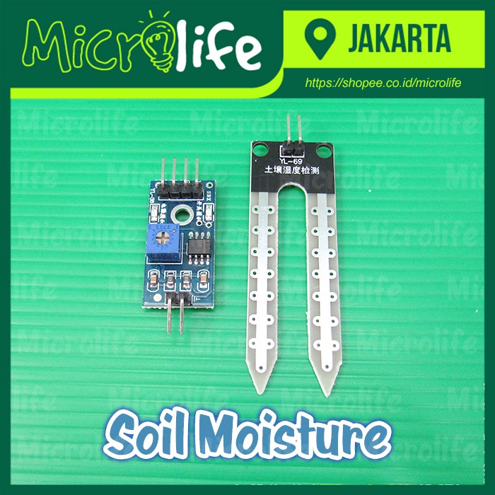 Jual Soil Moisture Sensor Module Kelembaban Tanah | Shopee Indonesia