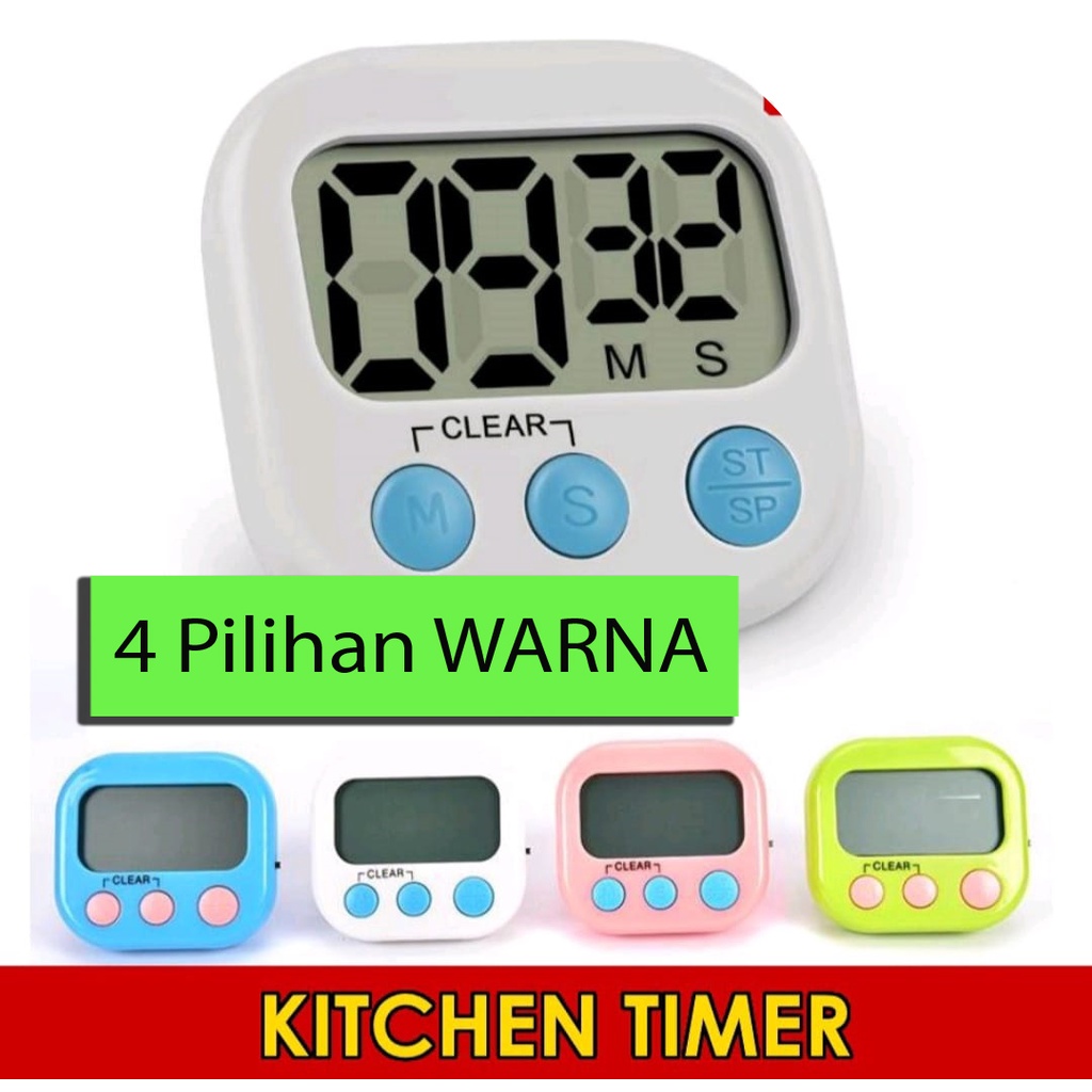 Jual Digital Kitchen Timer & Stopwatch Cute / Alarm Masak Dapur Roti ...
