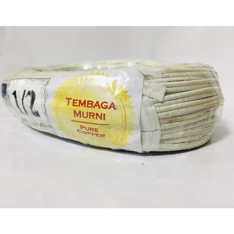 Jual Kabel TWIN ROUND 2x30 PUTIH Serabut Cable LISTRIK 2x30 isi 2 jalur ...