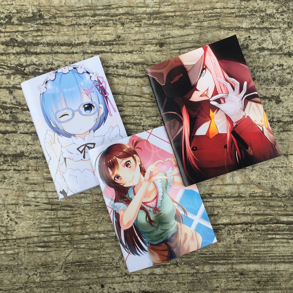 Jual buku catatan kecil anime Mini Note / notebook kecil / buku saku ...