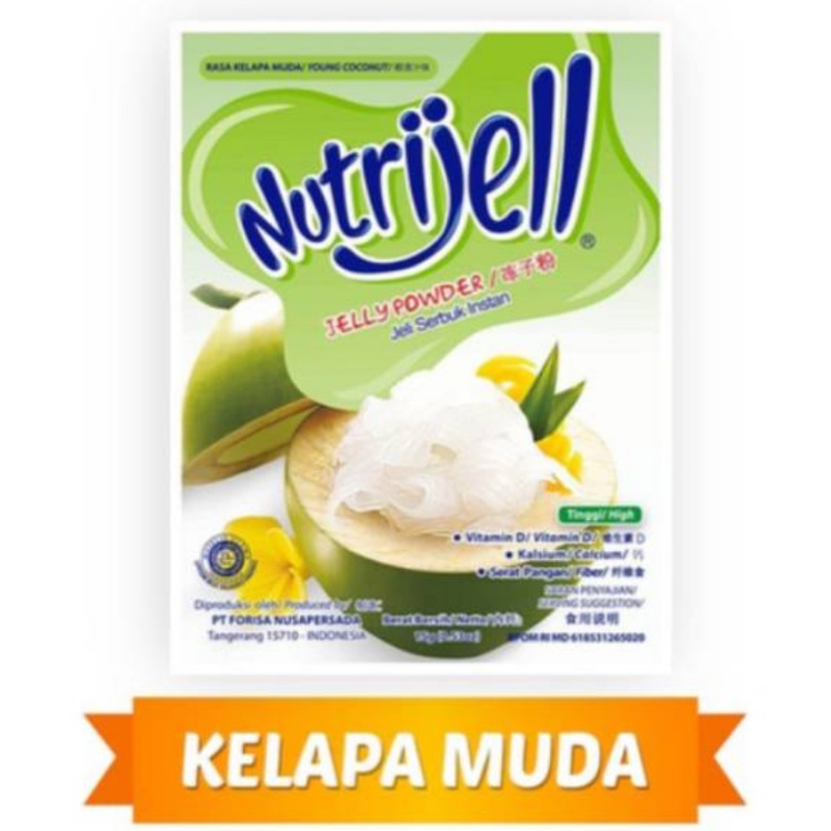 Jual NUTRIJELL 10 15 GRAM 30 GR JELLY POWDER PUDING JELI NUTRIJEL ...