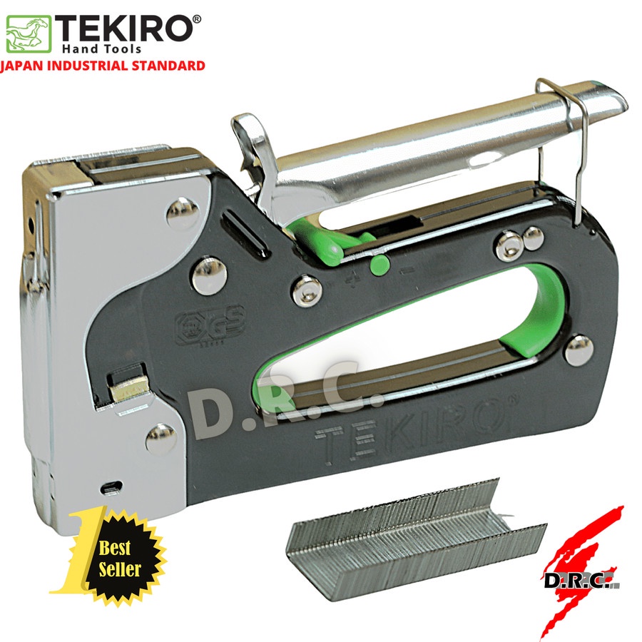 Jual Tekiro Staples tembak 6 - 14 mm Staple gun tacker 3 in 1 Steples ...