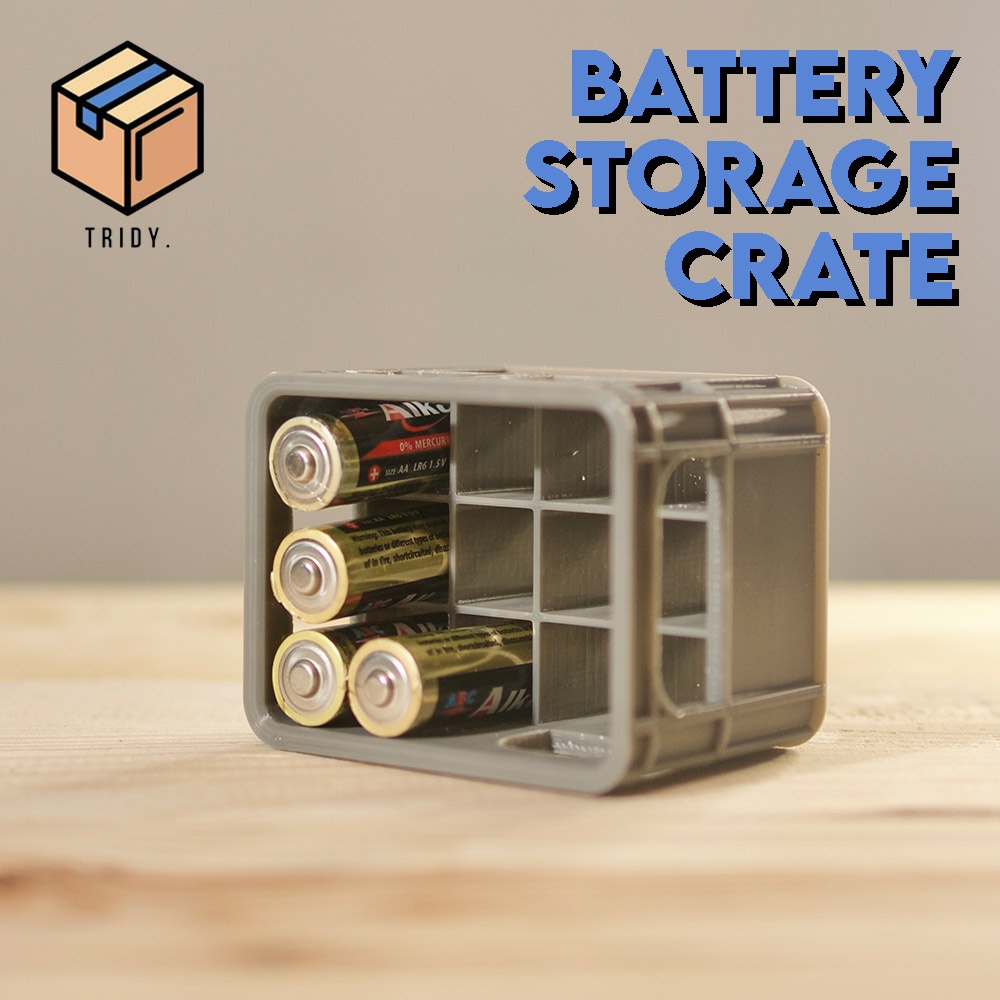 Jual battery storage crate/ tempat baterai berbentuk keranjang / kotak ...