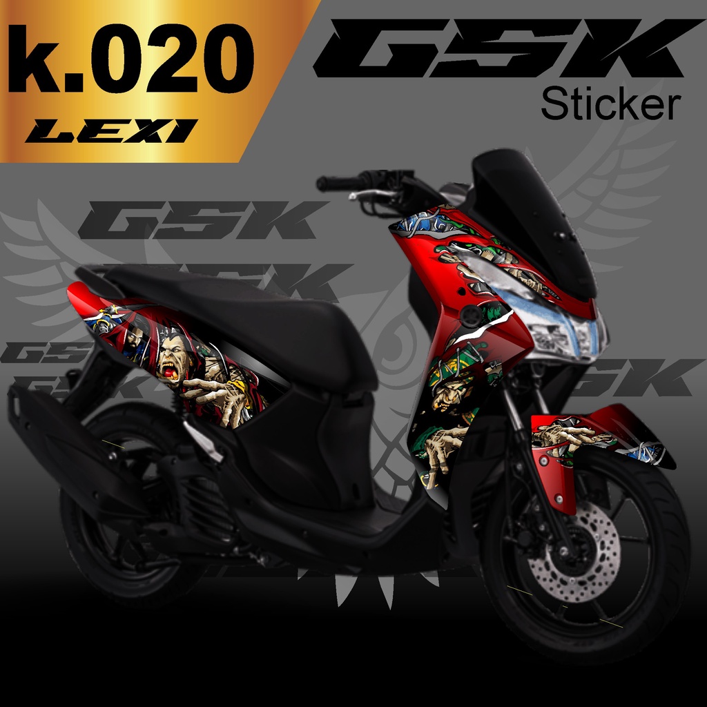Jual Decal Sticker Lexi Fullbody-Dekal stiker yamaha lexi- k.20 ...