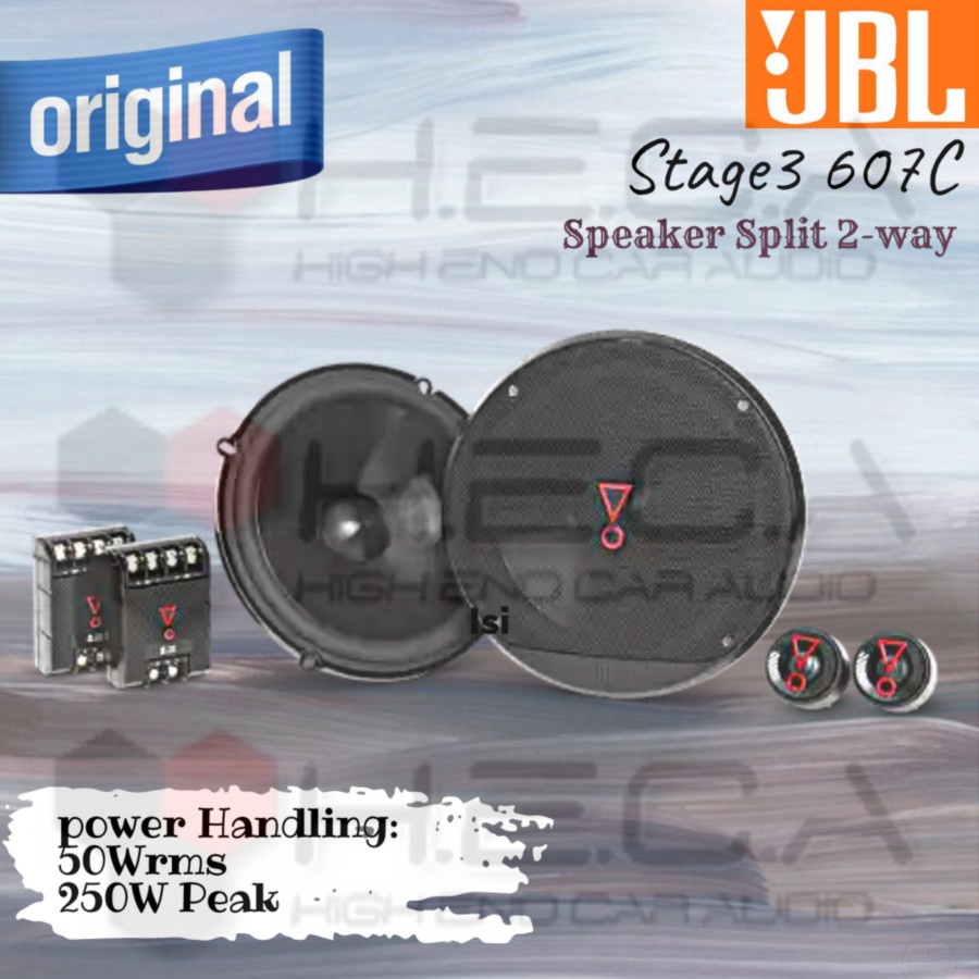 Jual JBL Stage3 607C Speaker Split 6.5" 2-way Stage 3607C Pintu Mobil Audio | Shopee Indonesia