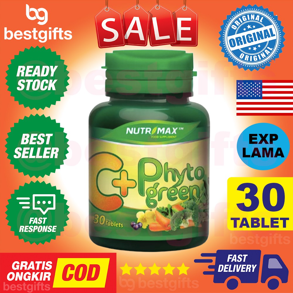 Jual NUTRIMAX C+ C PLUS PHYTOGREEN 30 TABLET | Shopee Indonesia