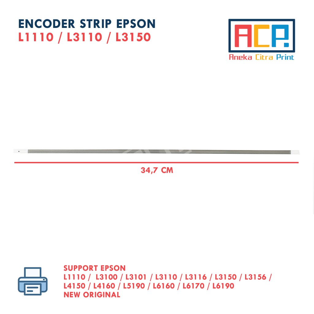 Jual Encoder Strip Pita / Scale Printer Epson L1110 L3110 L3150 L3210 ...