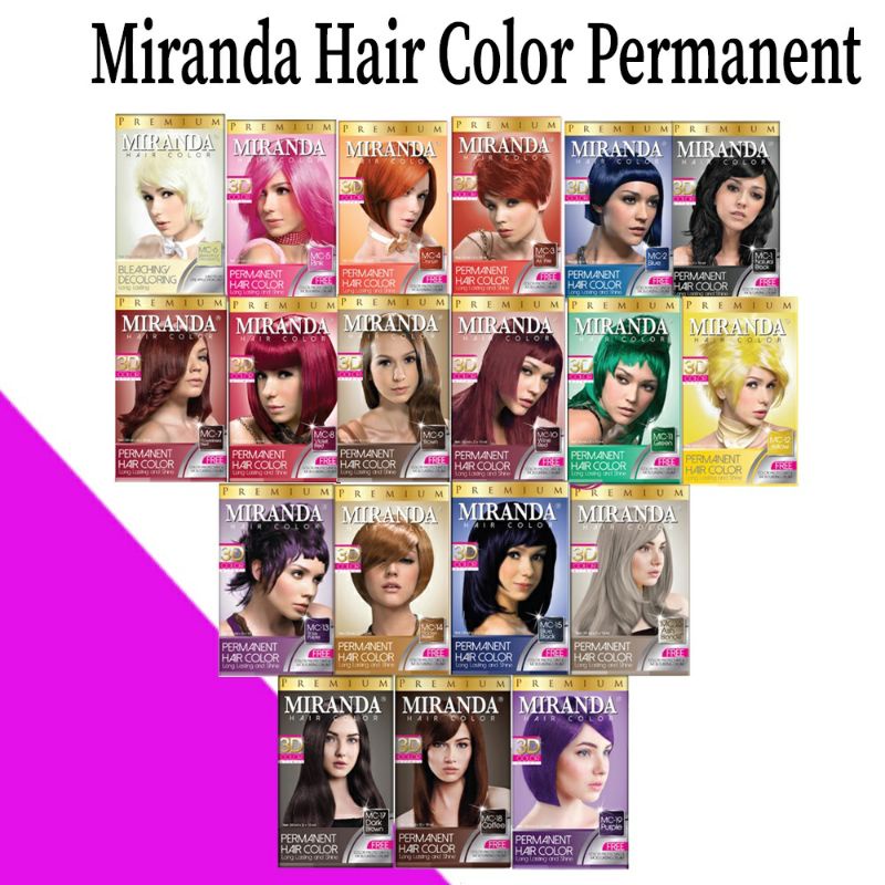 Jual Miranda Semir Rambut - Warna Lengkap | Shopee Indonesia