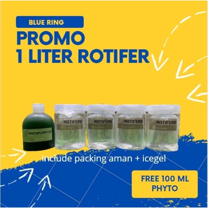 Jual PROMO Rotifer Rotifera 1 Liter - FREE 100 ml Phytoplankton Coral ...