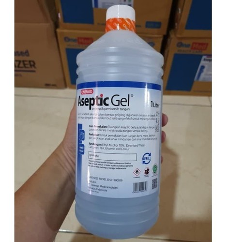 Jual Aseptic Gel OneMed 1 Liter / Refill Hand Sanitizer 1 Liter | Shopee Indonesia