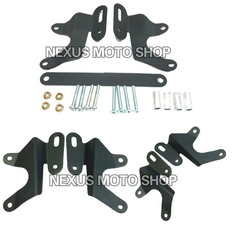 Jual bracket spion r25 xmax bracket dudukan spion r25 xmax breket serpo ...