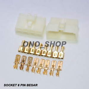 Jual Socket 8 Pin Besar Taiwan ( 1 Set ) | Shopee Indonesia