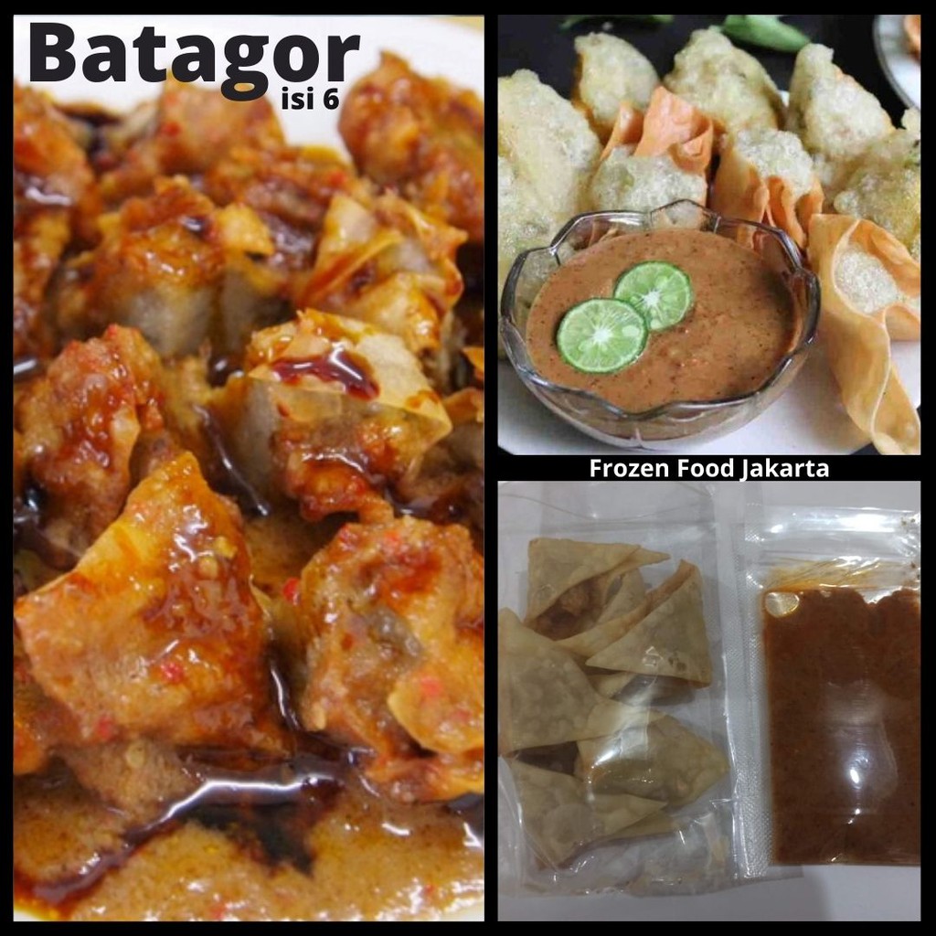 Jual Batagor Bandung Frozen Isi 6 + Sambal Kacang | Shopee Indonesia