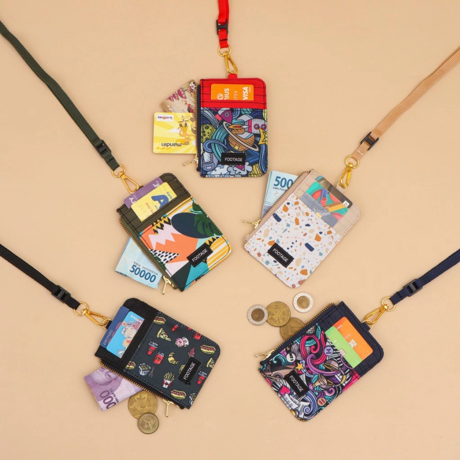 Jual ID Card Holder Motif Name Tag Dompet Leher Gantung Premium ...