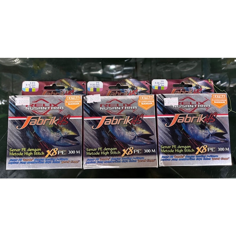 Jual PE JABRIK X8 RELIX NUSANTARA 300m | Shopee Indonesia