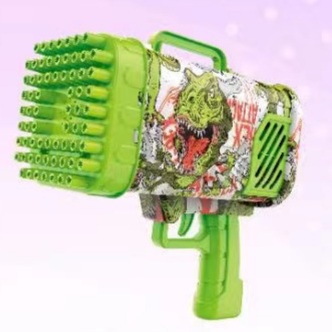 Jual [Jualserbaada18](O15)68 Lubang Bubble Gun / Pistol Bubble Gelembung Jumbo / Mainan Tembak ...