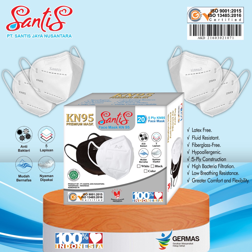 Jual Masker KN95 Surgical Mask / KN 95 Protective Mask / Masker KN 95 ...