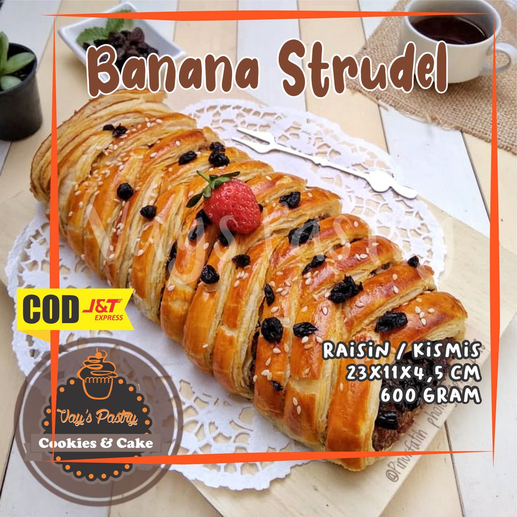 Jual Banana Strudel Bandung Strudel Pisang Kismis Strudel Pisang ...