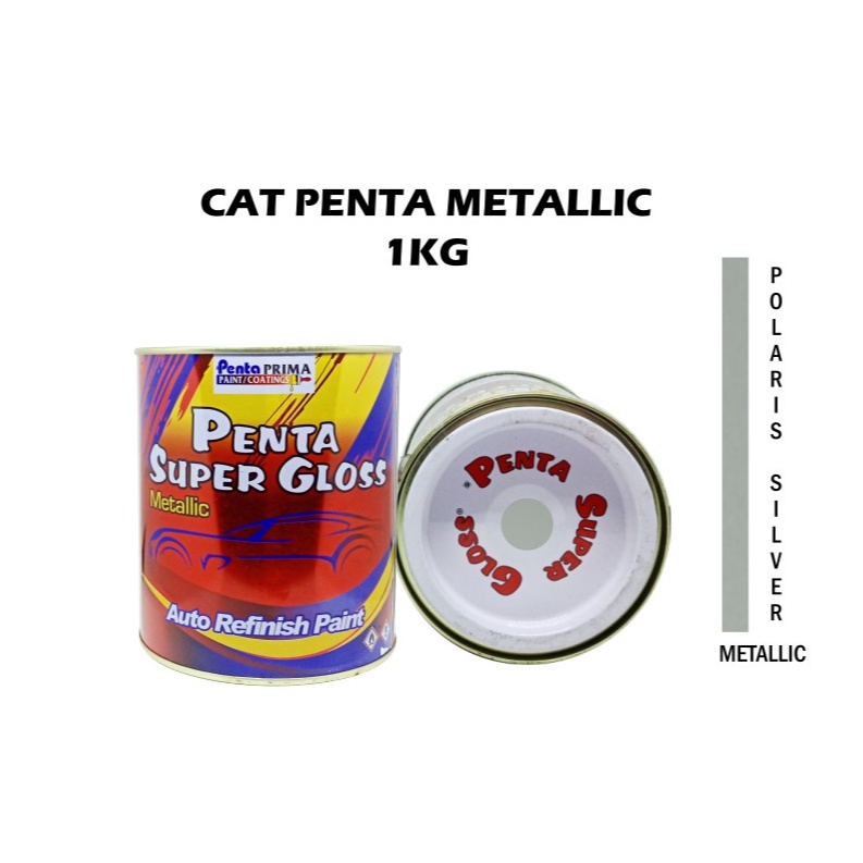Jual CAT PENTA POLARIS SILVER 1 Kg - cat silver mobil - cat mobil ...