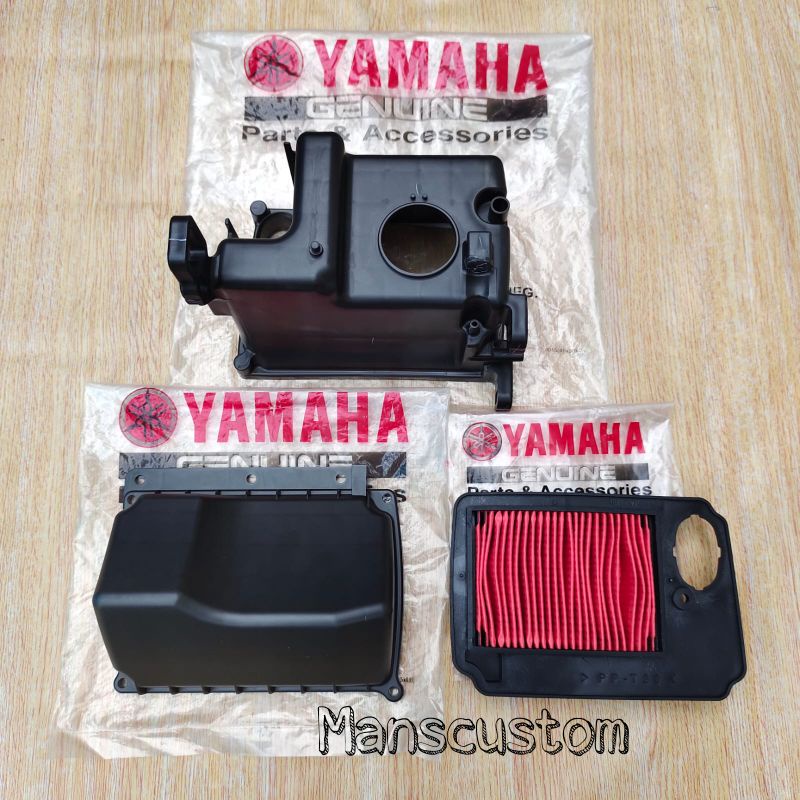 Jual BOX FILTER + TUTUP BOX FILTER UDARA MIO SOUL FINO KARBU ORIGINAL ...