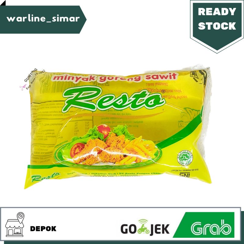 Jual Minyak Goreng Resto Bantal Sachet 180ml 350ml 720ml | Shopee Indonesia