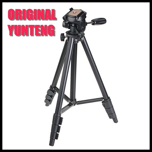 Jual Tripod Kamera DSLR HP Kamera Aksi Profesional Yunteng Original Lightweight Tripod Video ...