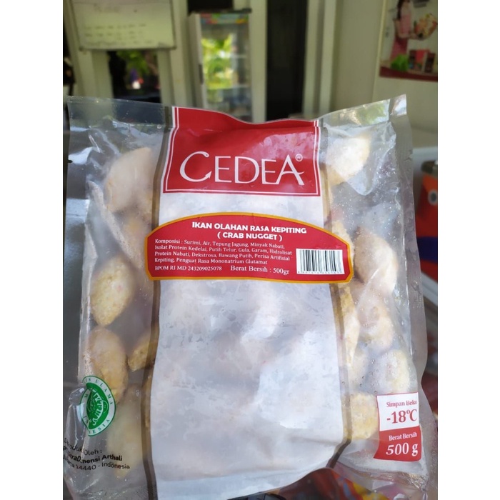Jual Cedea crab Nugget Ikan Olahan Rasa Kepiting 500g | Shopee Indonesia