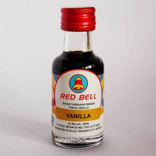 Jual RED BELL ESSENCE 30 ML - RED BELL VANILLA - FOOD LIQUID FLAVOUR ...