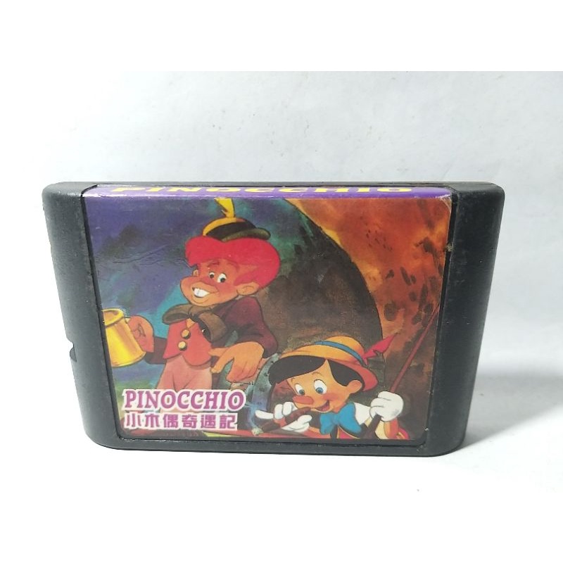 Jual Kaset Video Tape Games Cartridge Sega Pinocchio Pinokio Disney ...