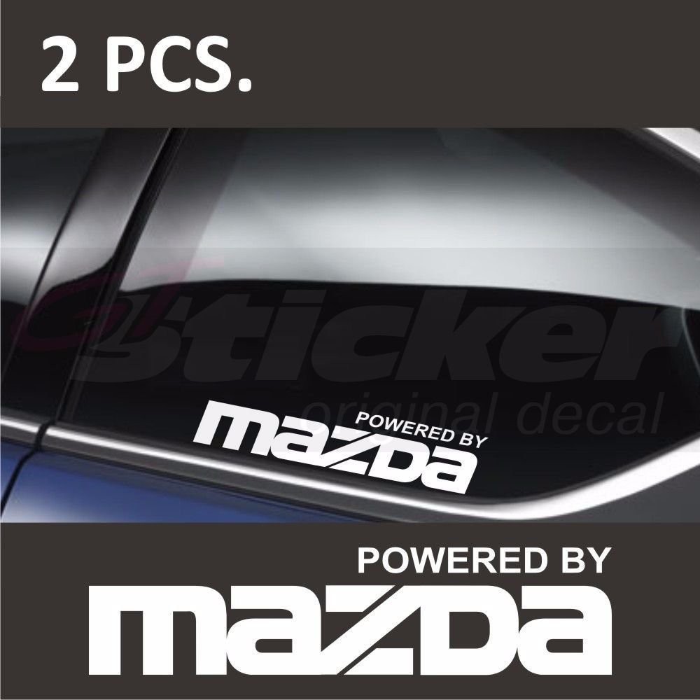 Jual stiker power by mobil mazda 2 pcs | Shopee Indonesia