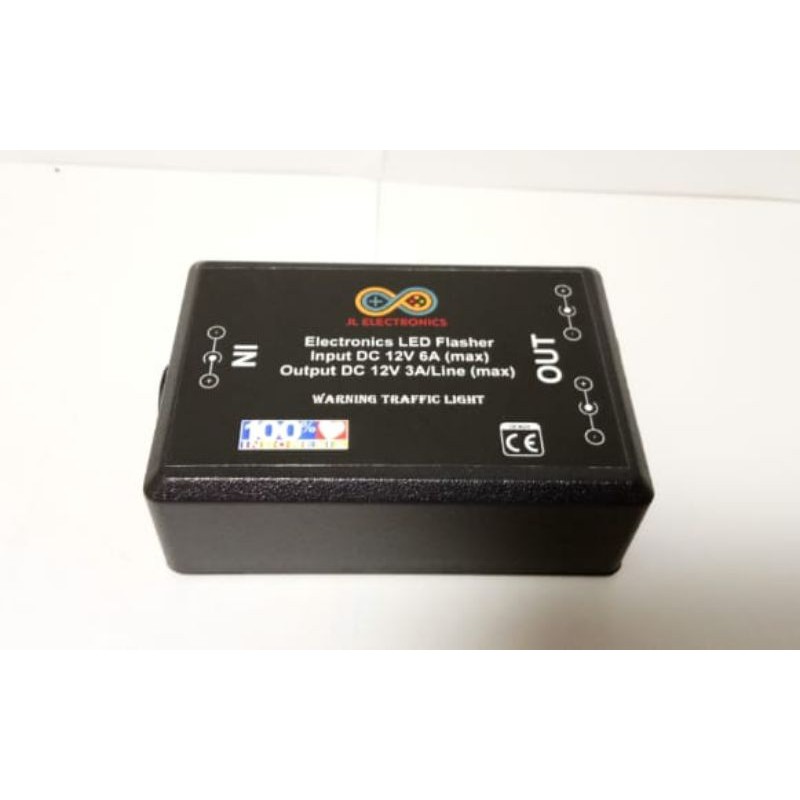 Jual MODUL TRAFFIC LIGHT CONTROLLER FLASHING HATI HATI KEDIP FLASH BUIL ...