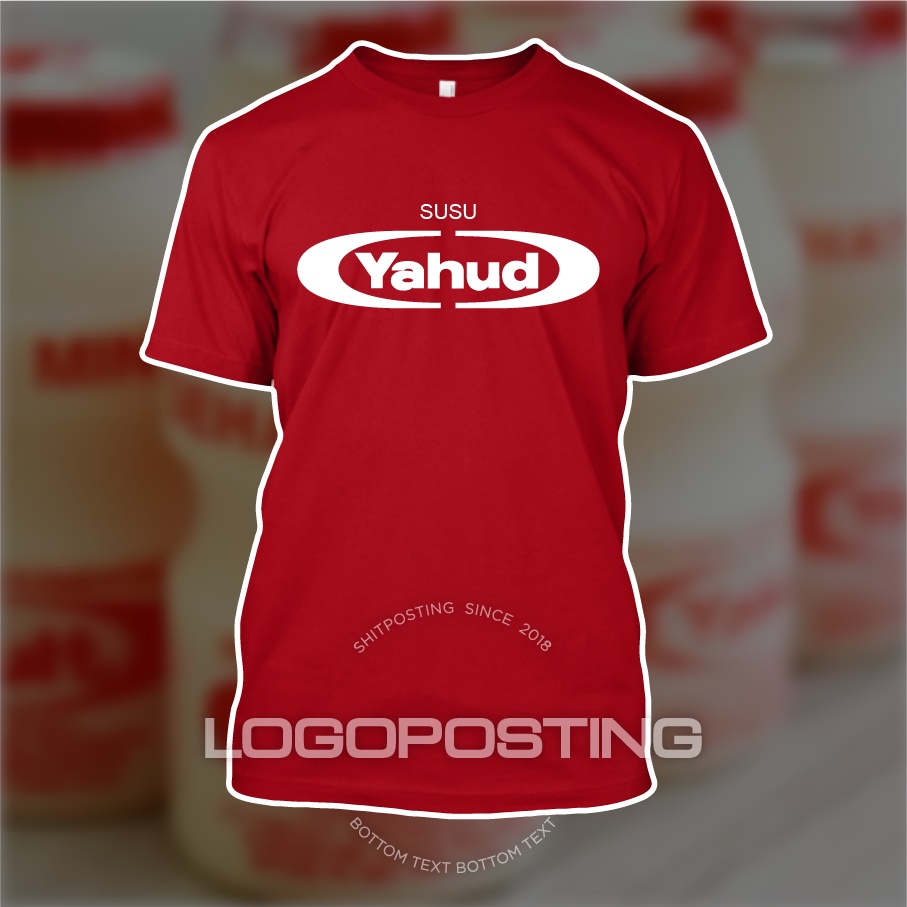 Jual YAHUD - Kaos Tshirt Logoposting Yakult (Susu) | Shopee Indonesia