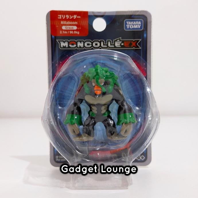 Jual ORI Takara Tomy Moncolle-EX Pokemon Galar Gen 8 Figure : Rillaboom ...