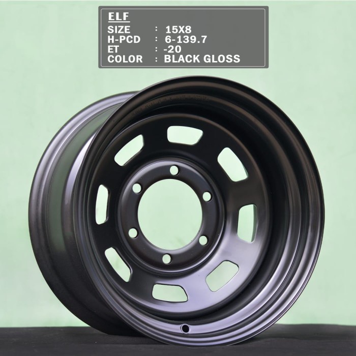 Jual Velg BAJA RING 15 HOLE 6 BLACK GLOSSY MOIBIL OPEL Blazer OFFROAD ...