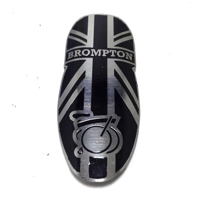 Jual Stiker Sticker Emblem Logo Besi Sepeda Brompton - Black | Shopee ...