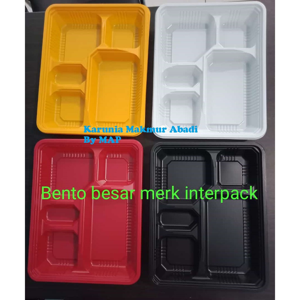 Jual Bento Besar @50set / Mika Bento / Tray Bento / Tempat Makan ...