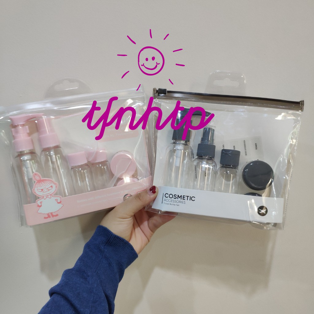 Jual MINISO Travel Kit 6 Pcs / Travel Bottle Set 5 Pcs | Shopee Indonesia