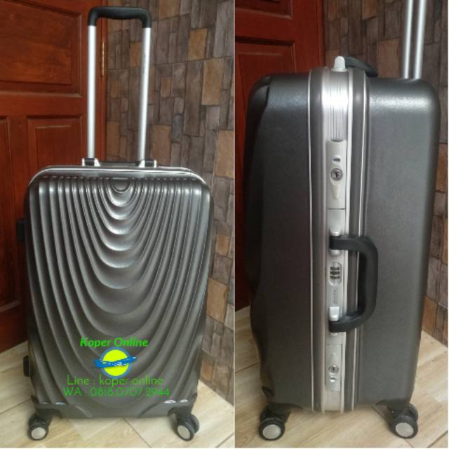 Jual PROMO Koper Travel Club Box Tanpa Resleting ukuran bagasi 24 inch ...