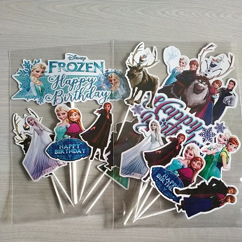 Jual topper ulang tahun Frozen /elsa | Shopee Indonesia