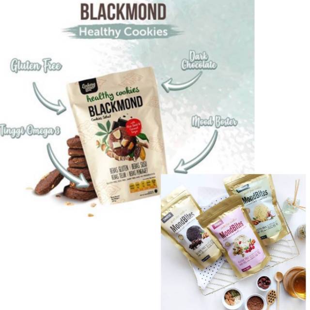 Jual Blackmond Cookies Ladang Lima Mondbites Almond Cookies Asi booster ...