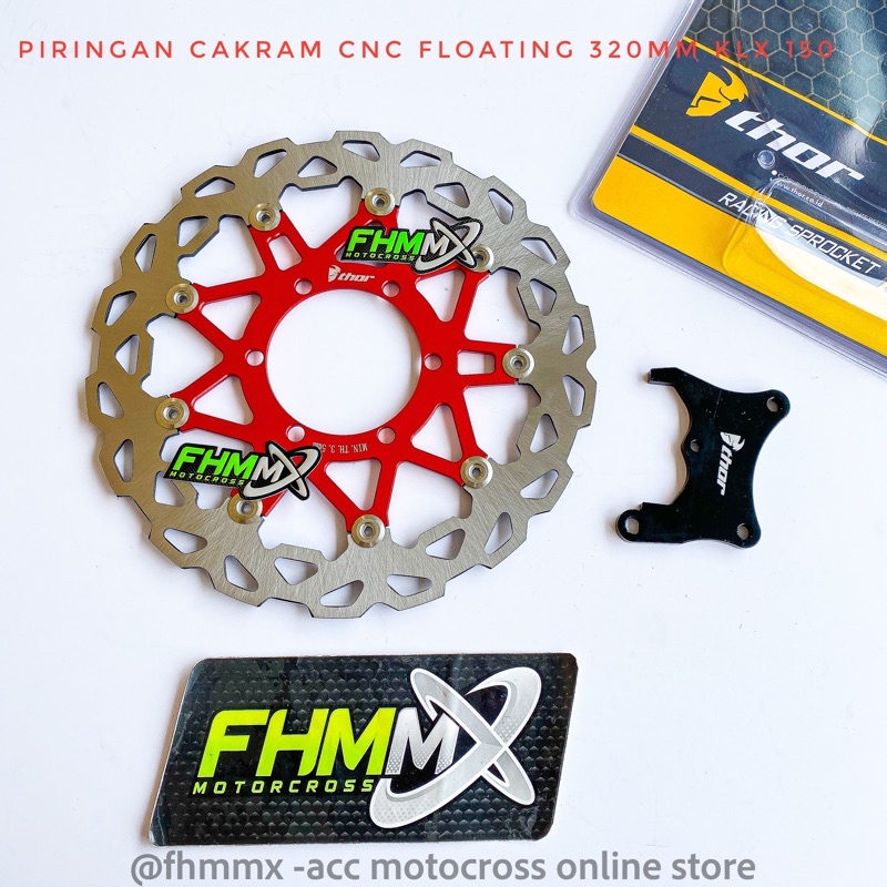 Jual Piringan Cakram KLX 150 CNC Floating 320MM THOR | Shopee Indonesia