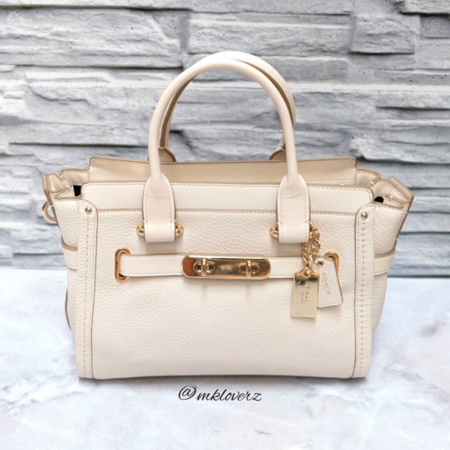 Jual Coach Swagger 27 (Chalk) | Shopee Indonesia