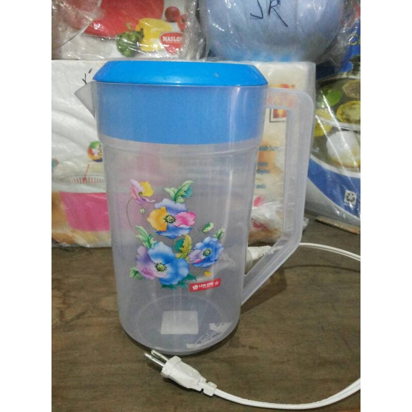 Jual TEKO LISTRIK PLASTIK 2-1LITER LION STAR APF1545 | Shopee Indonesia